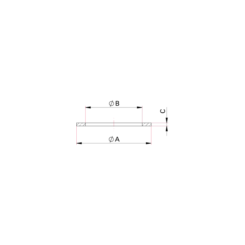 CF Copper Gasket DN160 OFHC (Oxygen Free)