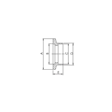 KF Socket Weld Flange DN50 Stainless Steel 304