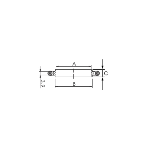 KF Centering Ring DN16 with Viton/FKM O-Ring Stainless Steel 316L